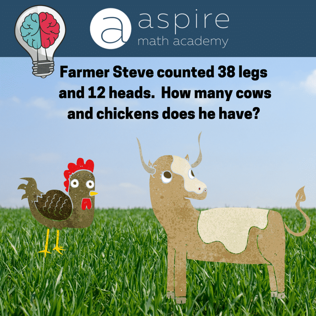 Answer And Explanation To The Farmer Steve Math Riddle Aspire 
